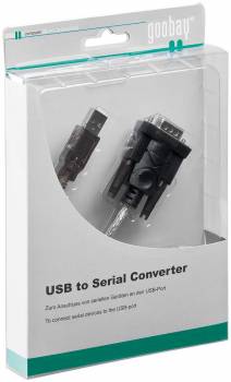 Goobay USB - CONVERTER RS232 - USB seriell RS232 Konverter USB 2 0 ...